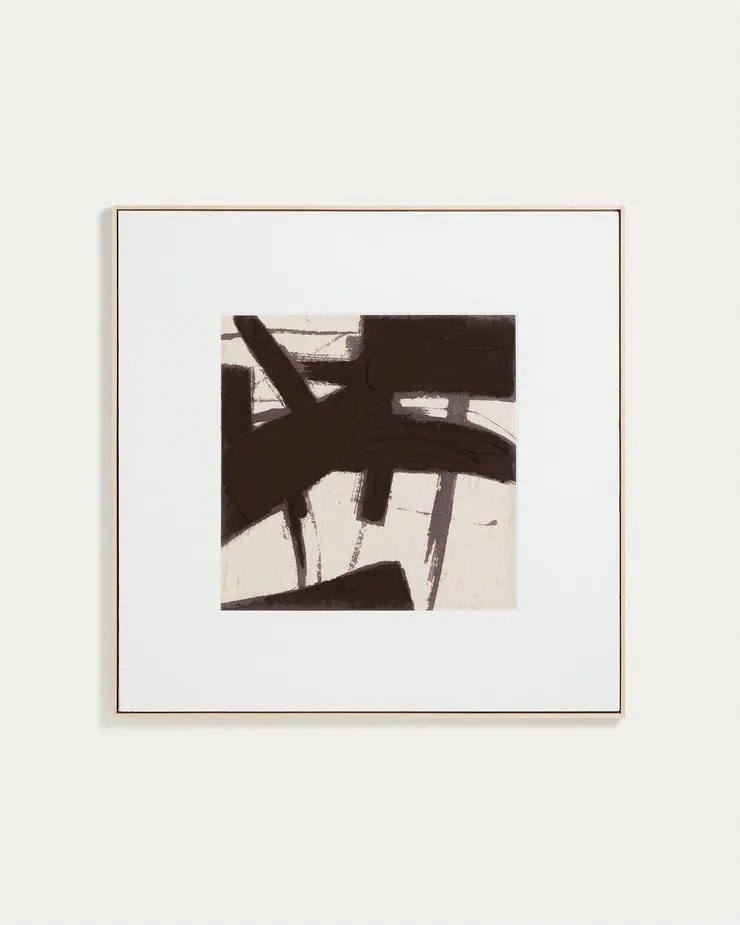 Ručně malovaný obraz s rámem/na plátně 100x100 cm Arilan – Kave Home