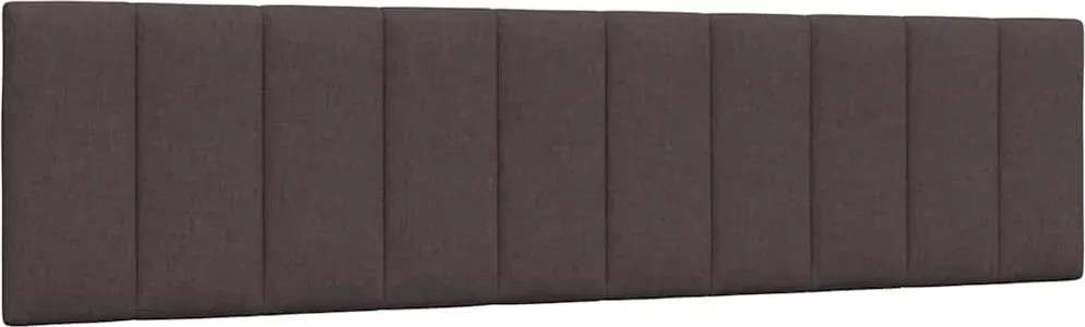 Rám postele bez matrace Hanko tmavě hnědý 200 x 200 cm textil 3310415