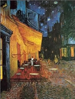 Obraz, Reprodukce - Terasa kavárny v noci, 1888 - Café Terrace at Night, Vincent van Gogh, (60 x 80 cm)