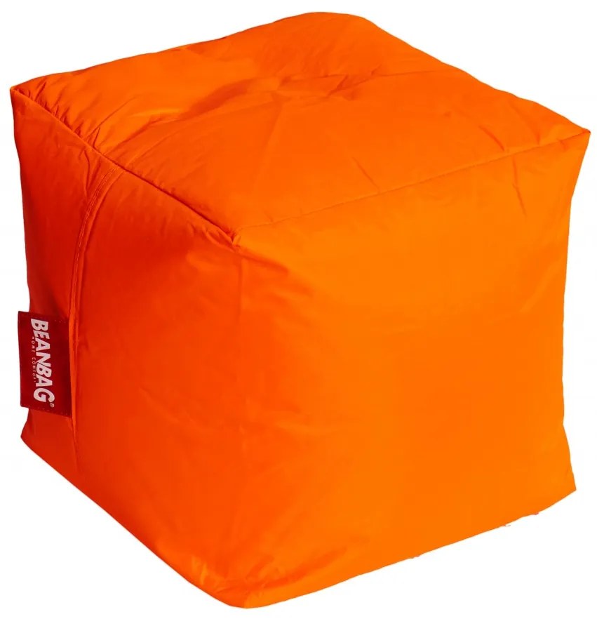 BeanBag Sedací vak cube fluo orange