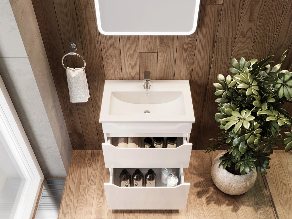 Lavedo Neo White 60 koupelnová skříňka s umyvadlem
