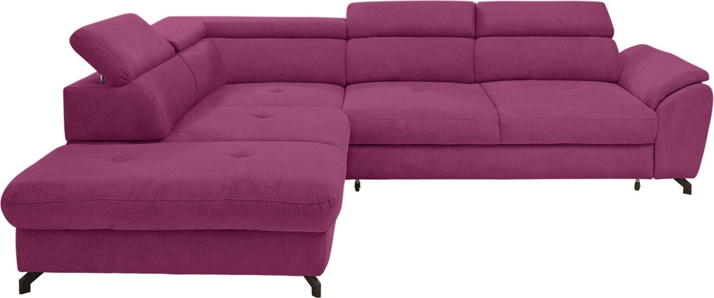 XXXLutz ROHOVÁ SEDAČKA, textil, magenta Stylife - Sedací soupravy - 000553009543