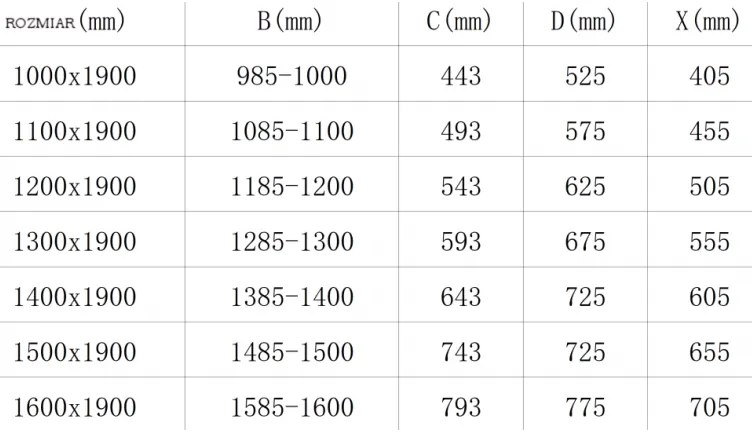 Mexen OMEGA posuvné posuvné sprchové dveře do otvoru 110 cm, zlatá-transparentní, 825-110-000-50-00