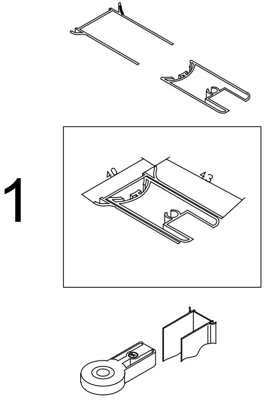 BPS-koupelny Čtvercový sprchový kout HYD-SK1180B 90x90 chrom/transparent - bez vaničky