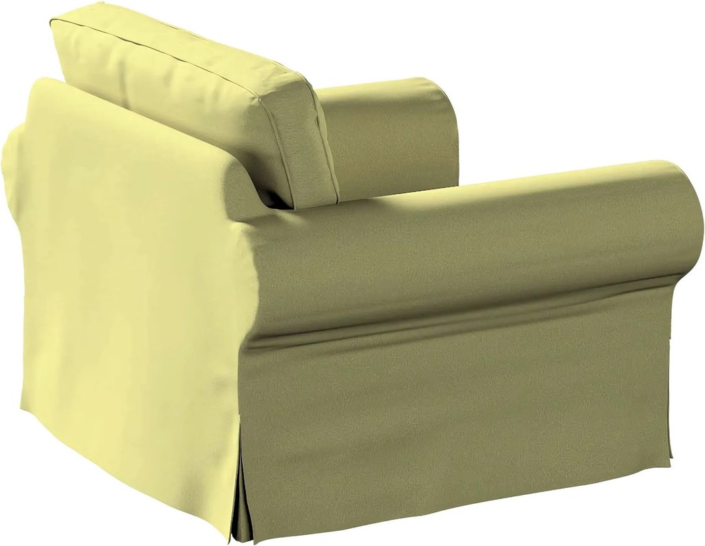 Potah na křeslo IKEA Ektorp barva zelená látka lesklé, sametová