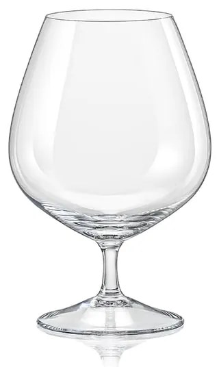 Crystalex - Bohemia Crystal Sklenice na brandy a koňak Viola 600 ml, 6 ks