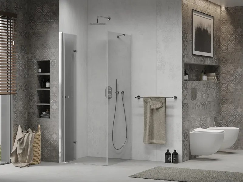 Mexen Lima sprchový kout 80x80cm, 6mm sklo, chromový profil-čiré sklo, 856-080-080-01-00