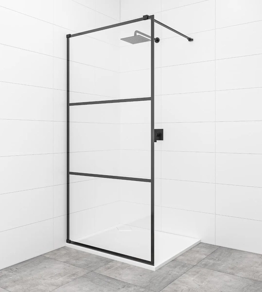 Sprchová zástěna Walk-In 120 cm SAT Walk-in SATBWI120CPPAC