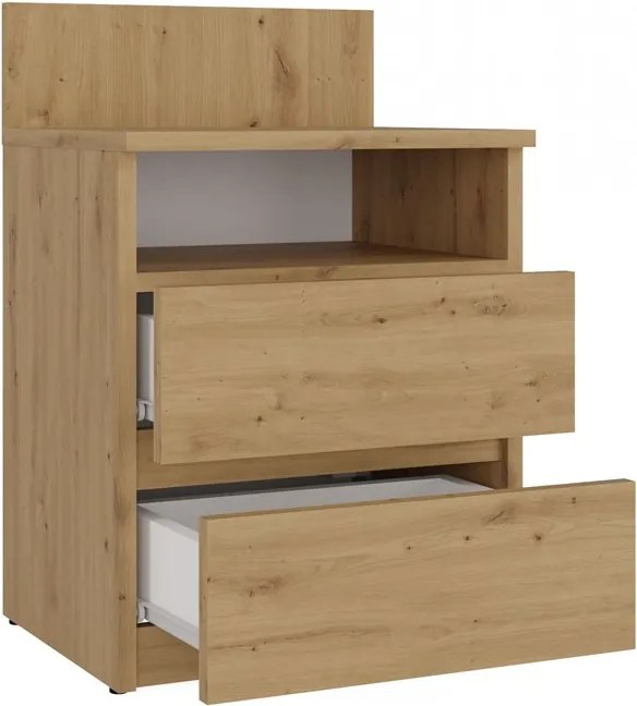 FALCO Noční stolek Malvína M1 dub artisan
