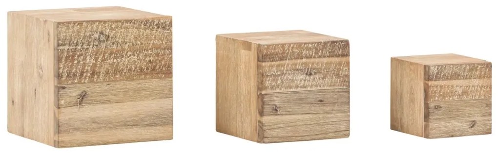 furniture-nabytek.cz - Masivní sada koupelnového nábytku Jolano z akáciového dřeva, lakovaná, hnědá