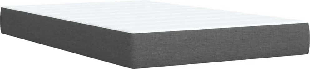 Box spring postel s matrací tmavě šedá 120x190 cm textil 3285117