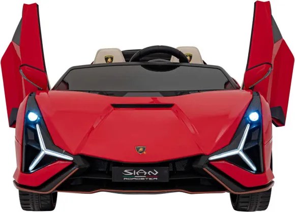 Elektrické autíčko Lamborghini SIAN červené