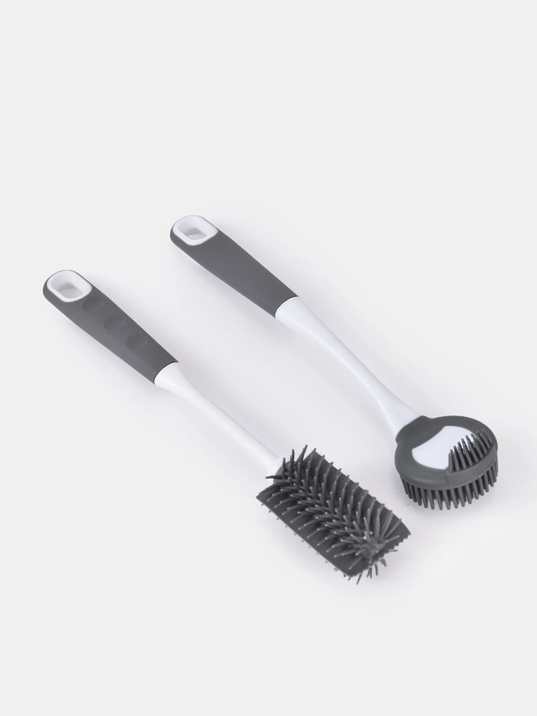 Sinsay - Sada čisticích kartáčů 2 pack - šedá
