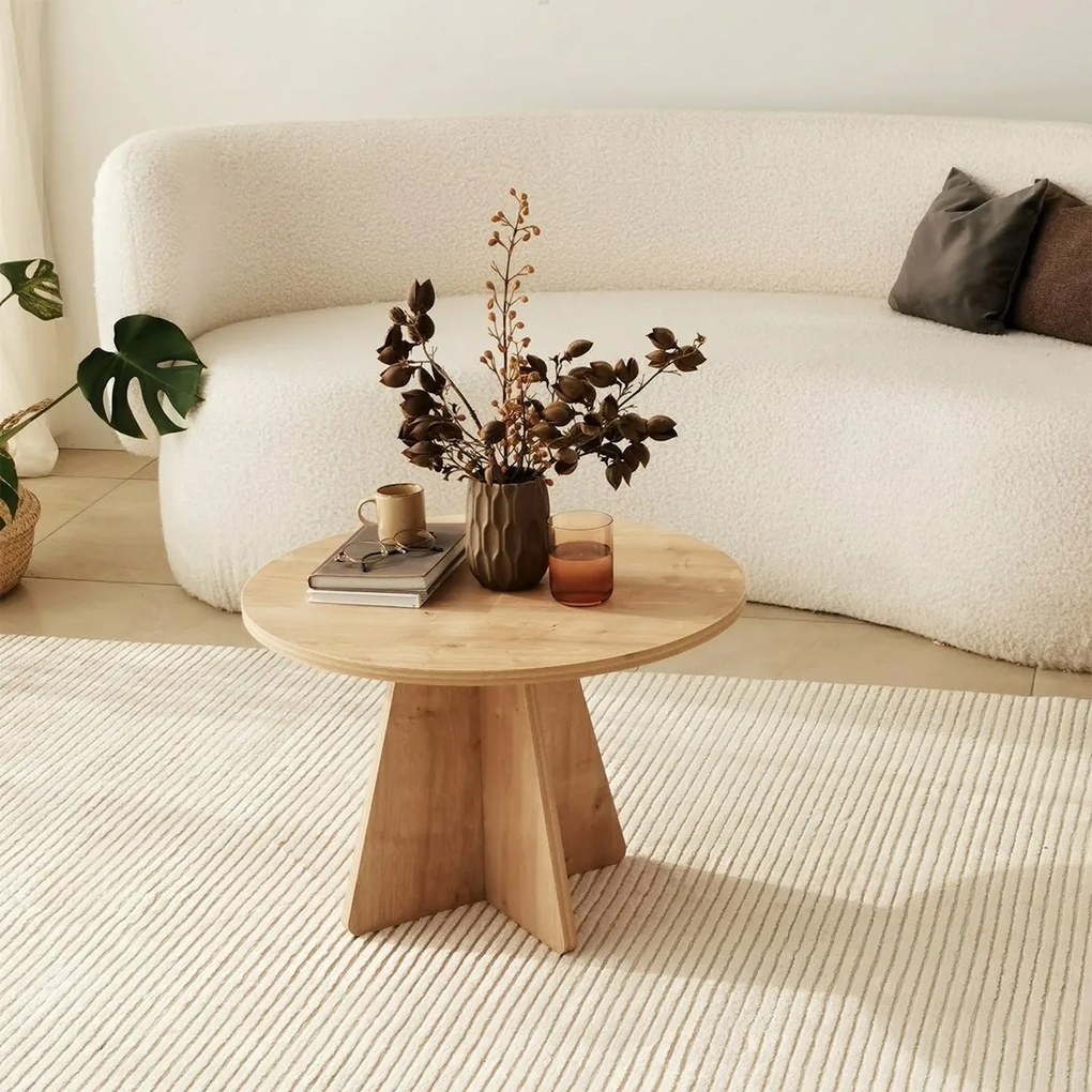 Konferenční stolek Mushroom Sapphire Oak