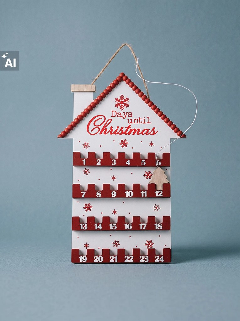 Sinsay - Adventní kalendář s motivem domu - vícebarevná