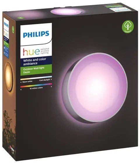 Philips 17465/47/P7 - LED RGB Venkovní svítidlo Hue DAYLO LED/15W/230V IP44