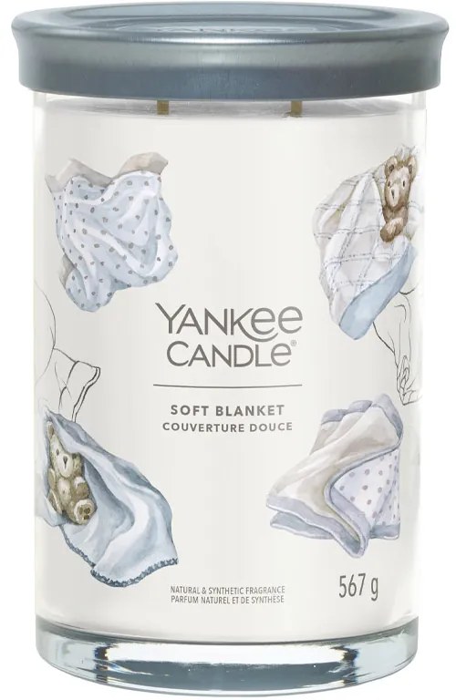 Yankee Candle – Signature Tumbler svíčka Soft Blanket (Jemná přikrývka) Velikost: velká 567 g