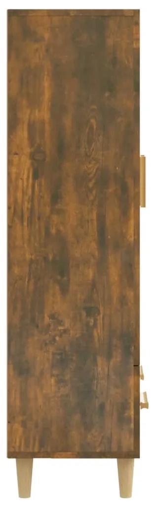 Komoda kouřový dub 70 x 31 x 115 cm kompozitní dřevo - Default Title
