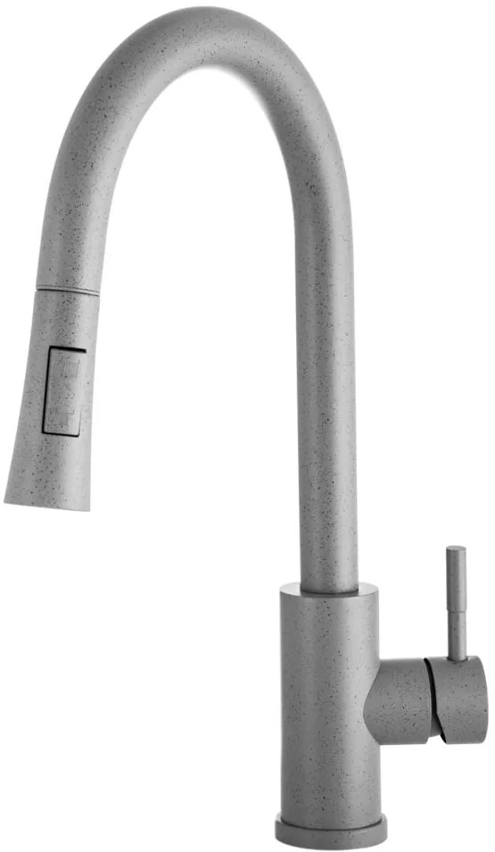 Gamma Taru Slim, vysoká dřezová baterie h-400, šedá skvrnitá, GMA-BTS-G