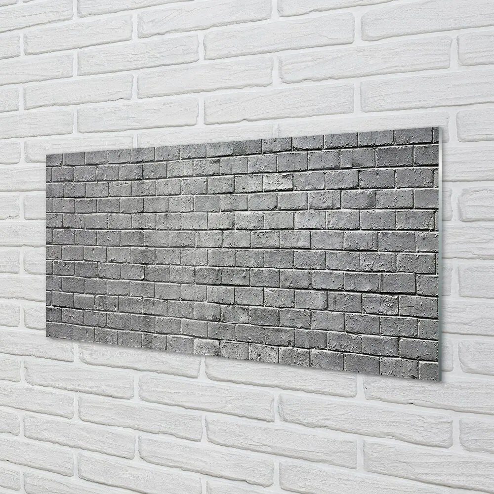 Obraz na skle Cihlové zdi wall 100x50 cm