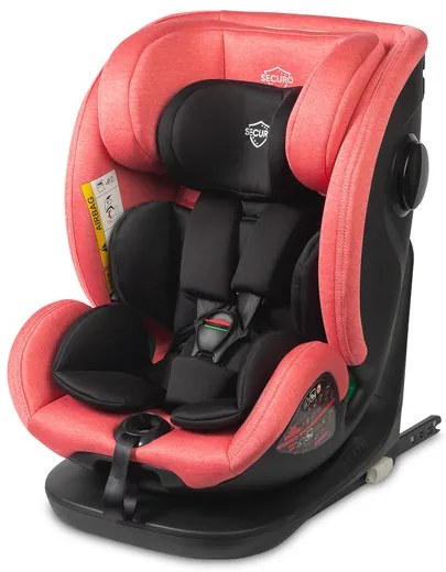 CARETERO autosedačka SECURO I-SIZE DIRTY PINK (40-150)