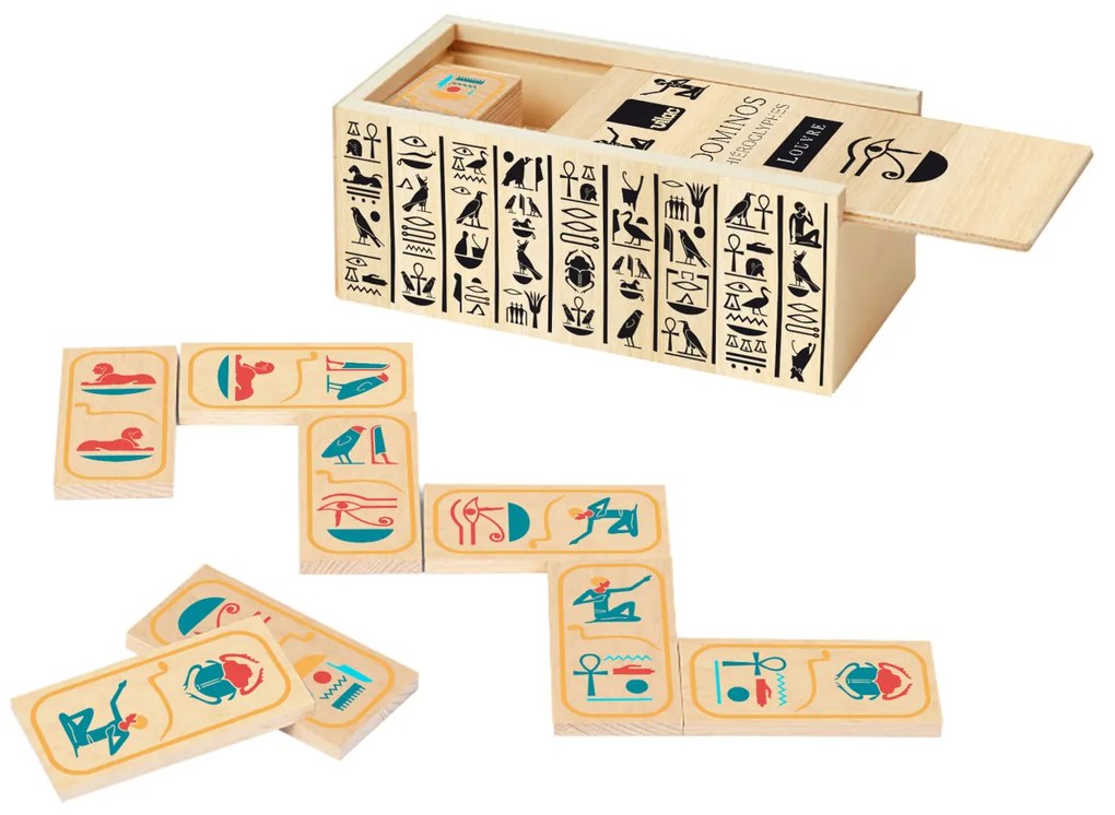 Vilac Domino s hieroglyfy