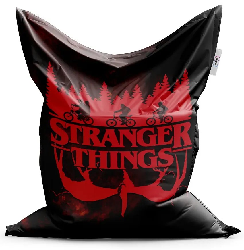 Sablio Sedací vak Classic Stranger Things Red - 150x100 cm