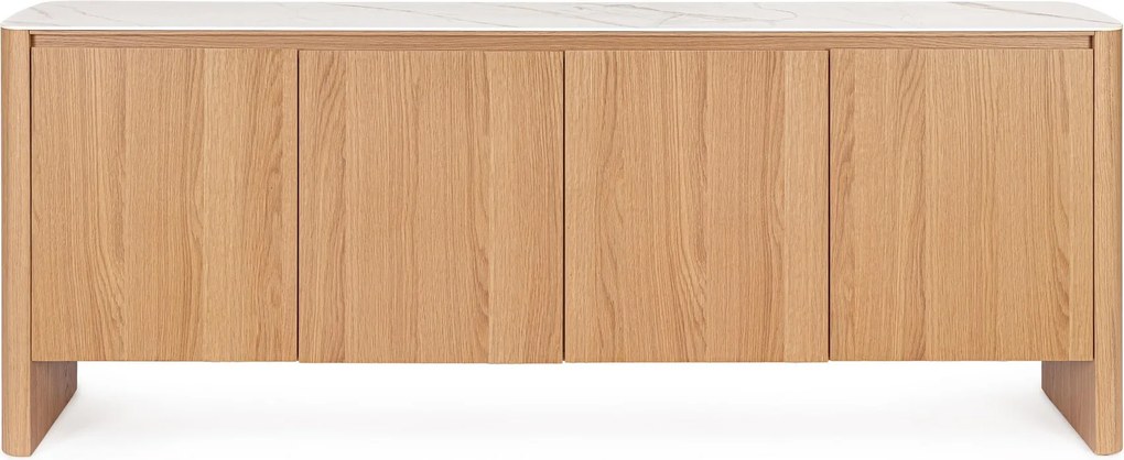 BIZZOTTO Komoda GAVRIEL dubová 208x80 cm 8051836840843