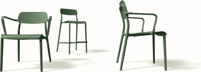 Zahradní křeslo Rimos 62 cm zemitě hnědé