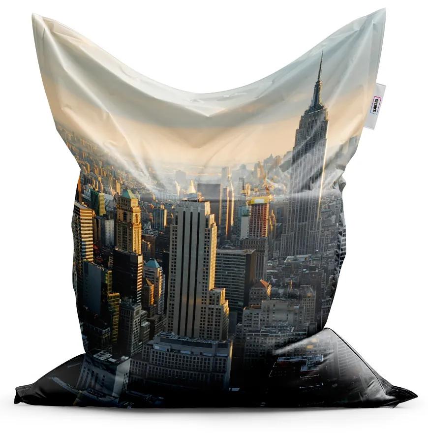 Sablio Sedací vak Classic New York Skyline - 200x140 cm