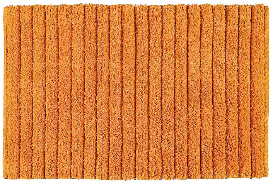 Aqualine Bombay - Koupelnová předložka, 50x80 cm, 100% bavlna, protiskluz, oranžová, BO508067