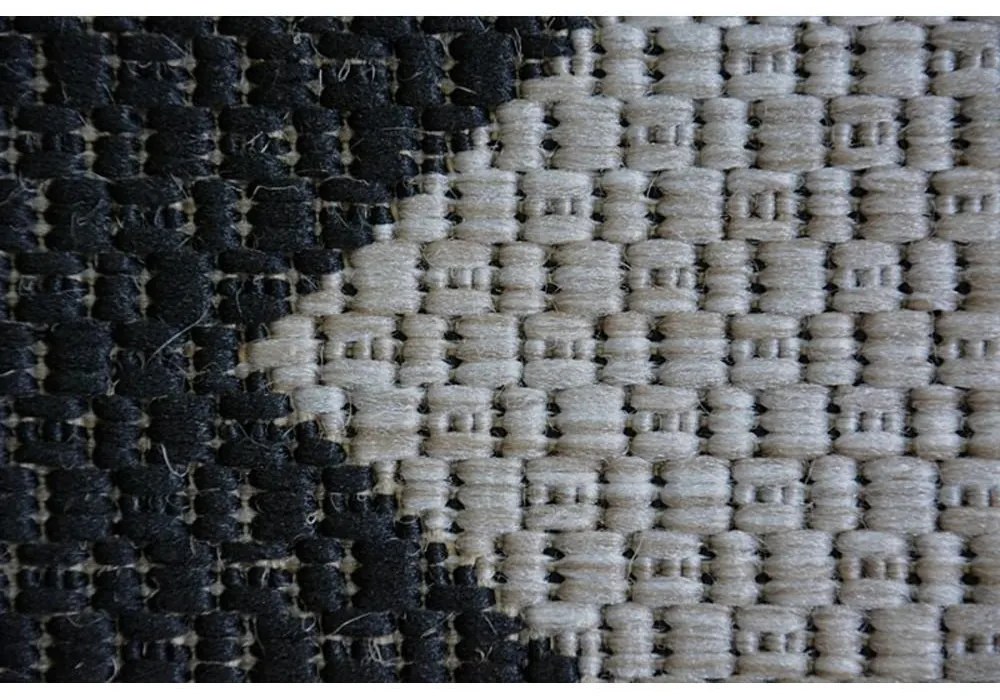 Kusový koberec Kris černý 140x200cm