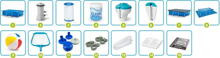 Obdélníkový bazén s rámem 15v1, 3x2m | Intex