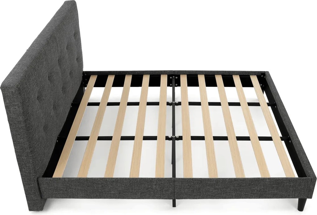 Autronic Čalouněná dvoulůžková postel BED-M180 Barva potahu: Krémová