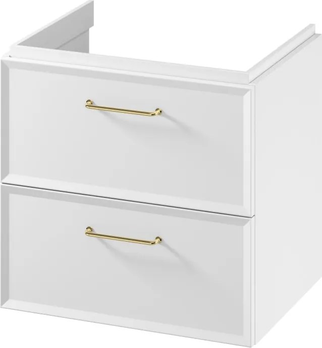Cersanit Mille, umyvadlová skříňka 594x446x551 mm, bílá matná, S1021-001