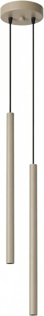 Sollux Lighting Závěsné svítidlo PASTELO 2 šedobéžové