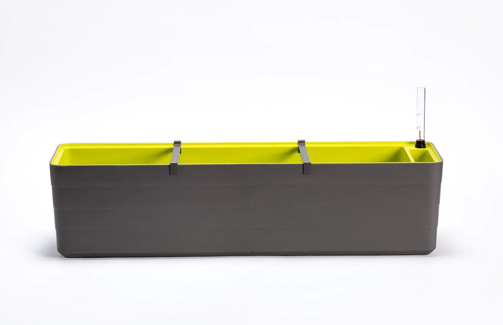 Samozavlažovací truhlík Berberis antracit/zelená 80 cm