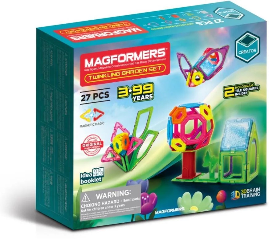 Magformers třpytivá zahrada