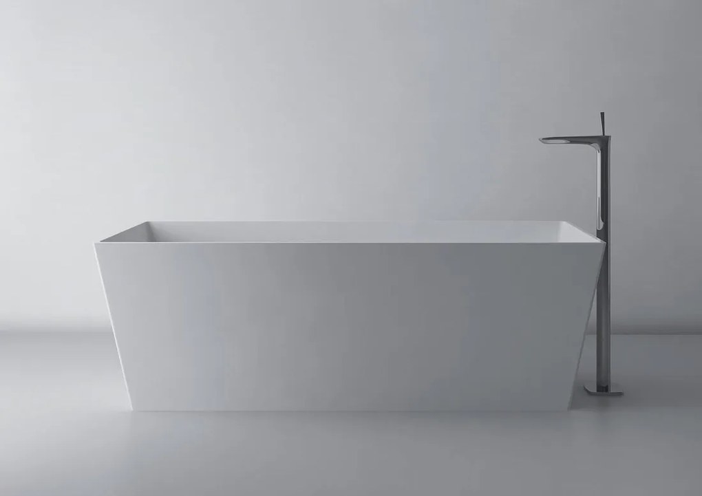 Gelco Gelco, KVADRIE - vana, 1590x650x550mm, litý mramor, objem 360l, bílá lesk, GVKV1590