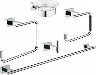 Grohe Essentials Cube Sada koupelnových doplňků 5 v 1 Grohe 40758001