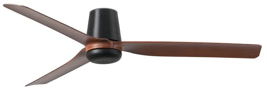 FARO 33831 - Stropní ventilátor PUNT TUB M hnědá/černá pr. 130 cm + DO