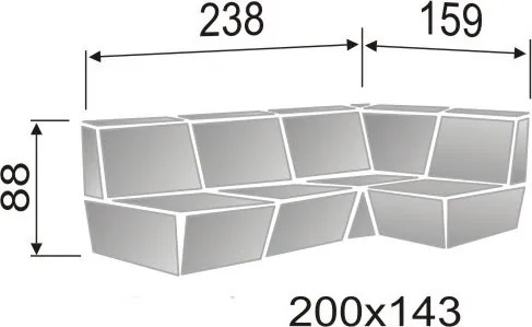 Casarredo - Komfort nábytek Rohová sedací souprava DURANGO, rozkládací s úložným prostorem, výběr barev | potah: inari 100