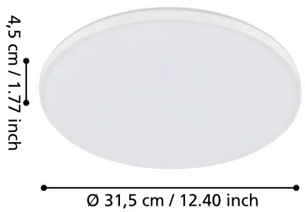 Eglo 99338 - LED Stropní svítidlo CRESPILLO LED/18W/230V