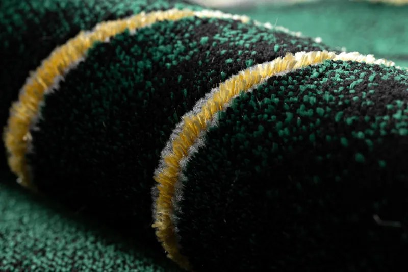 Dywany Łuszczów, Kusový koberec Emerald 1022 green and gold, 200x290, zelená, kancelář