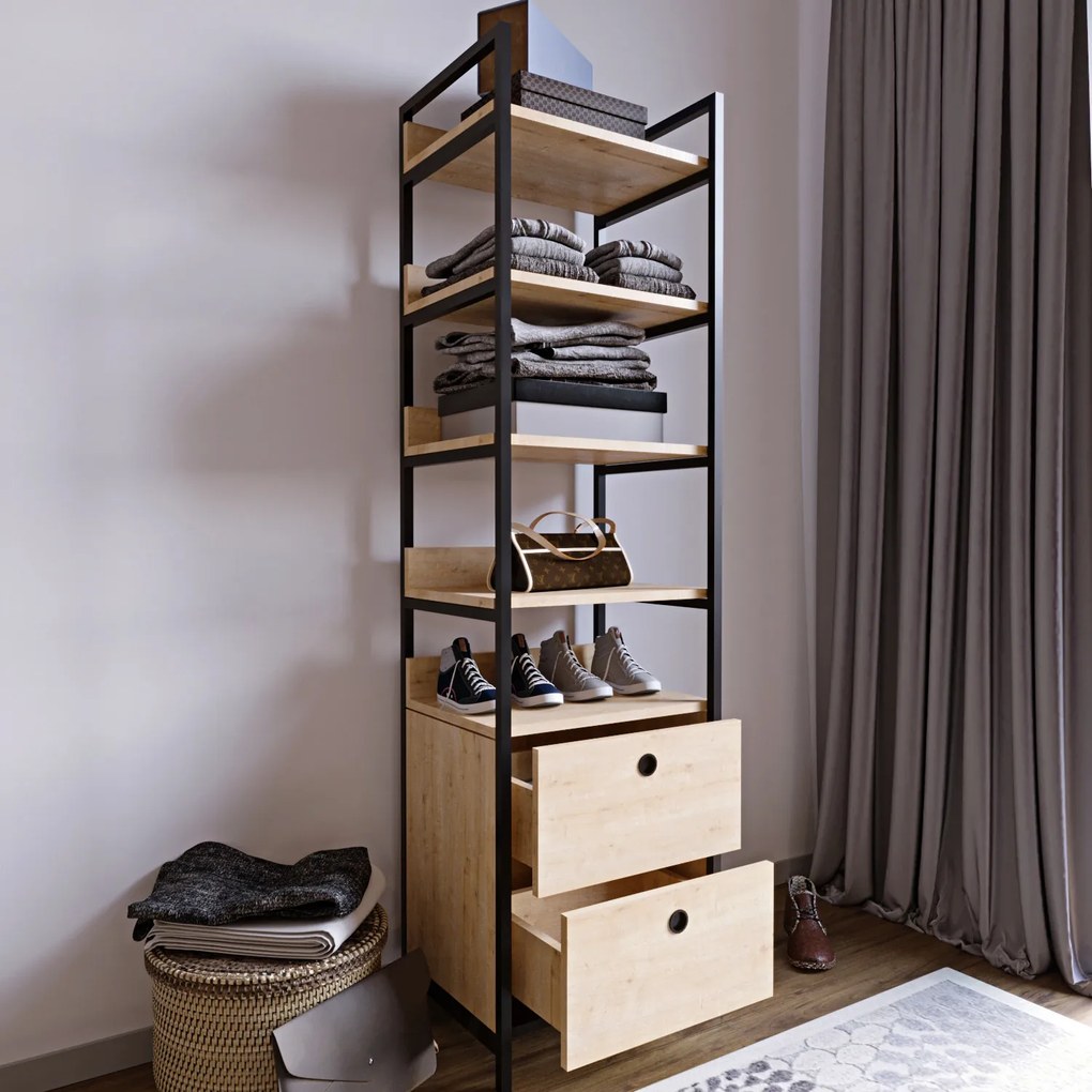 Kalune design Otevřená šatní skříň TREND 285LCV1153
