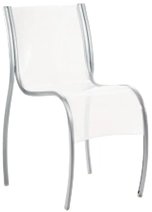 Set 2 židlí FPE bílá, Kartell - FPE set