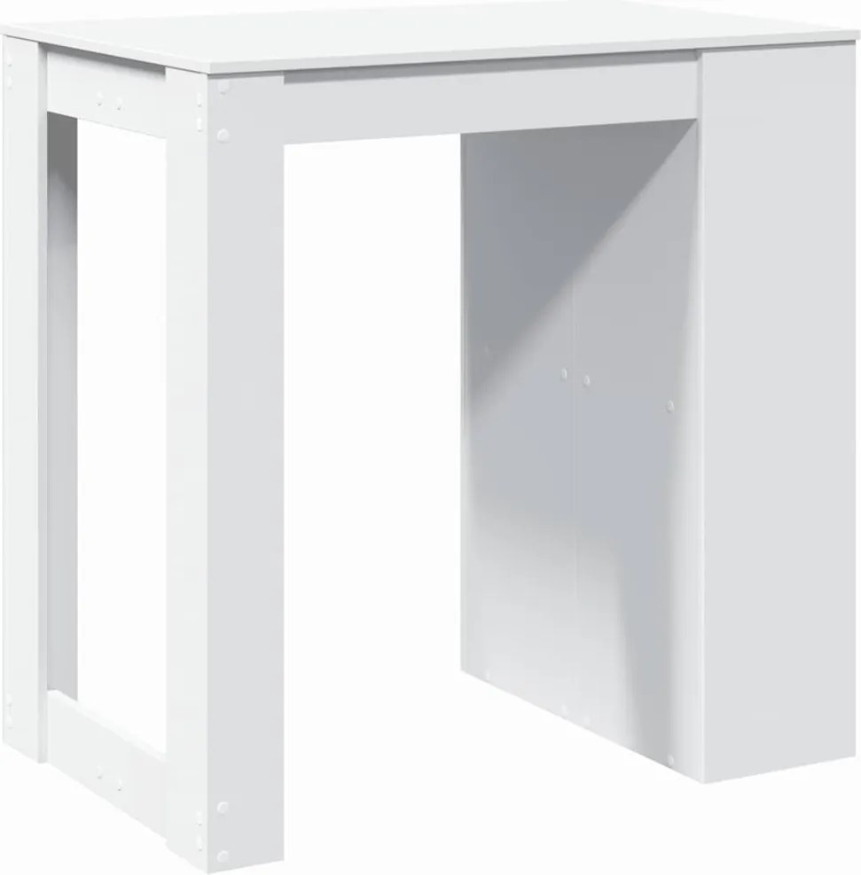 Barový stůl bílý 102 x 70 x 103,5 cm kompozitní dřevo 3309321