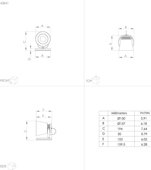Eglo 43841 - Stolní lampa TWICKEN 1xE27/28W/230V