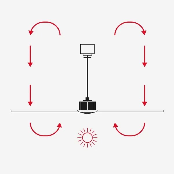 FARO 34372 - Stropní ventilátor MARINE M pr. 125 cm hnědá/černá IP44 + DO