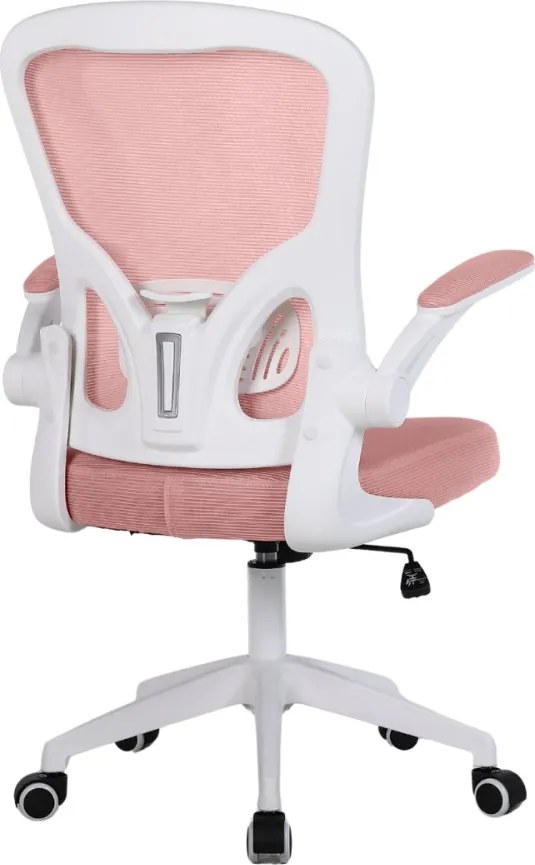 Dětská otočná židle Neoseat LEXI — látka, růžová